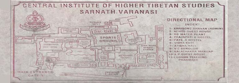Campus Map – Central Institute Of Higher Tibetan Studies